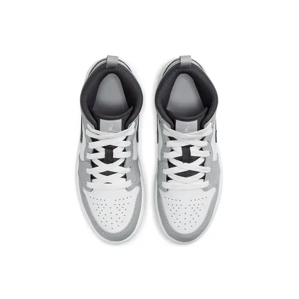 JORDAN 1 Mid "light Smoke - Grey