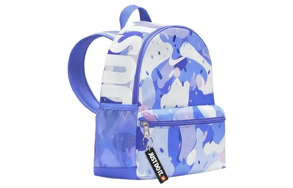 Nike Brsla Jdi Mini Backpack Abstract Print - Blue