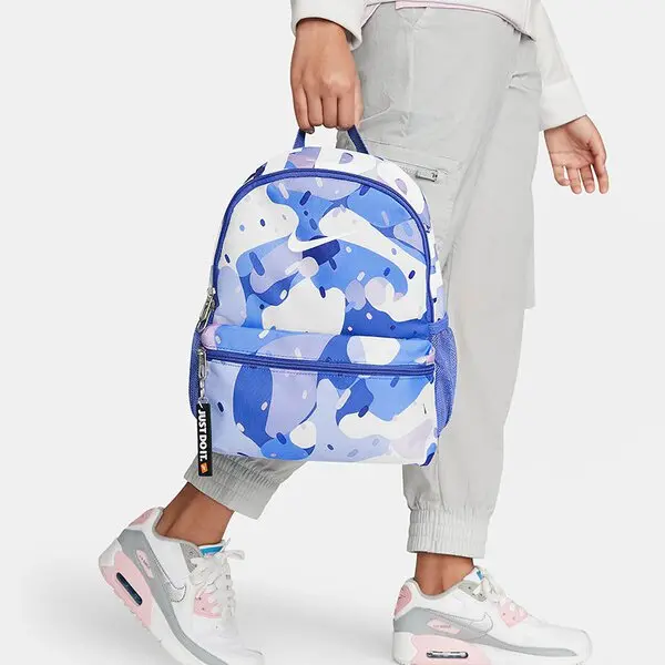 Nike Brsla Jdi Mini Backpack Abstract Print - Blue
