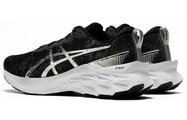 Asics Novablast 2 Platinum Athletic Sneakers - Black/grey