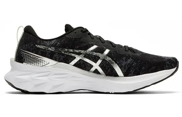 Asics Novablast 2 Platinum Athletic Sneakers - Black/grey