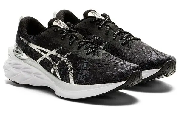 Asics Novablast 2 Platinum Athletic Sneakers - Black/grey