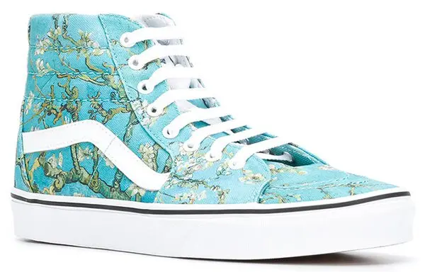 VANS Vincent Van Gogh X Sk8-hi "almond Blossom - Blue