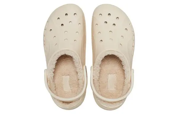 CROCS Baya Platform Lined Clog - Beige