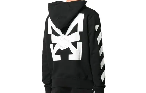 Off-White Diagonal Stripes Logo Hoodie