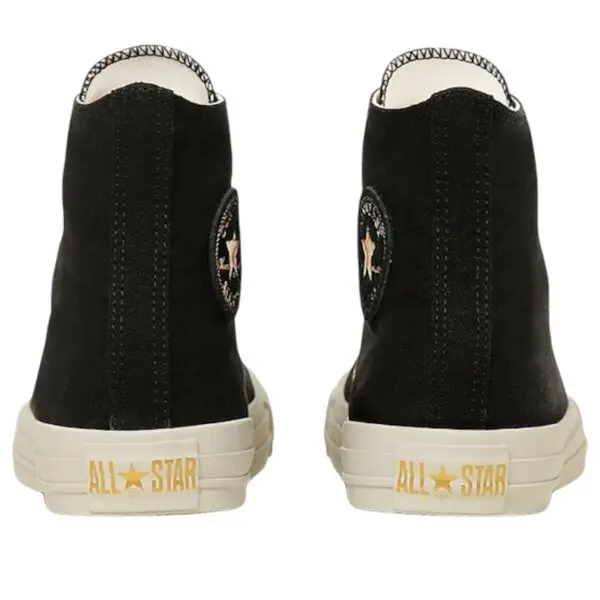 CONVERSE Chuck Taylor All Star Gold Logo Patch High Top Sneakers