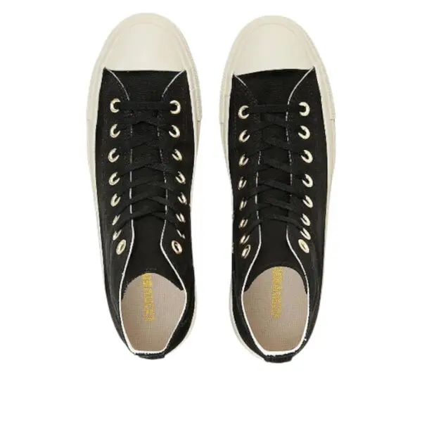 CONVERSE Chuck Taylor All Star Gold Logo Patch High Top Sneakers