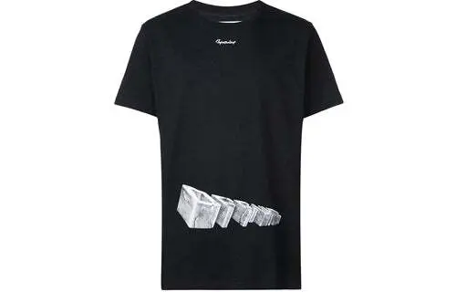 Off-White 3d Printing Cotton Short Sleeve T-shirt