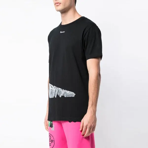 Off-White 3d Printing Cotton Short Sleeve T-shirt