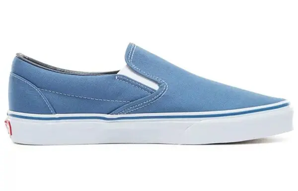VANS Classic Slip-on Sneakers - Blue/white