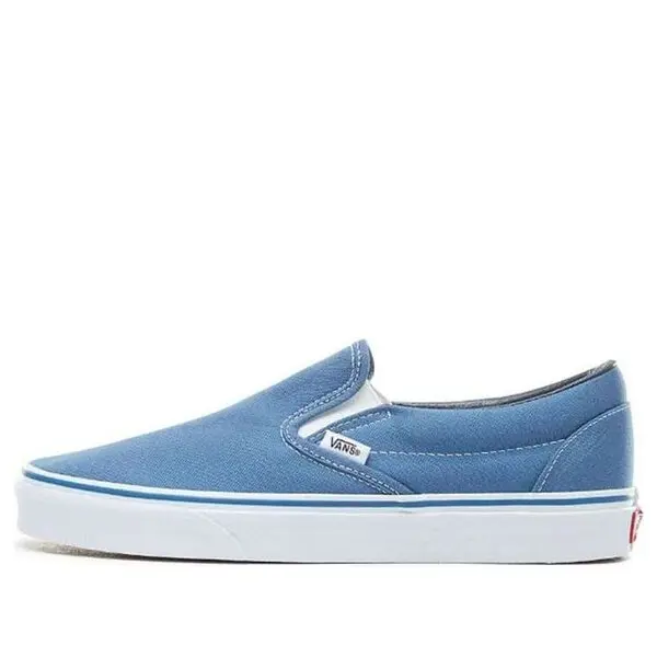 VANS Classic Slip-on Sneakers - Blue/white