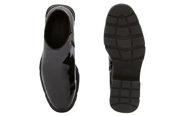 Alexander McQueen Patent Leather Ankle Boots