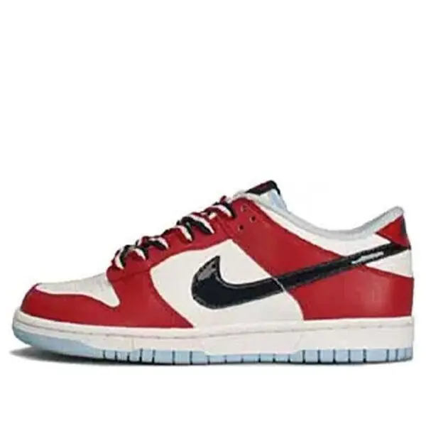 Nike Dunk Low "white Mid Navy-deep Red - Default Color