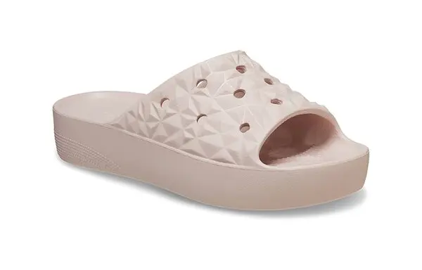 CROCS Classic Platform Slides - Pink