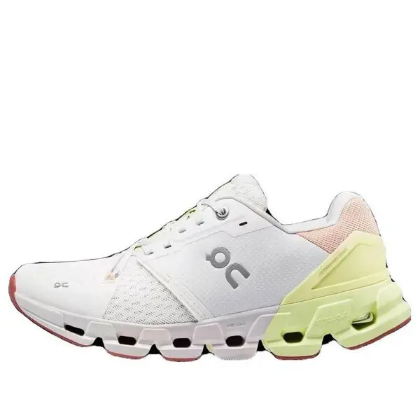 On Cloudflyer 4 Sneakers - White/hay