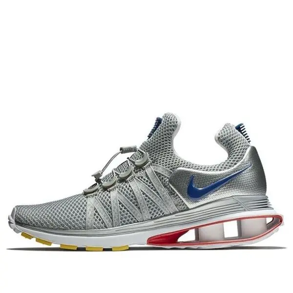 Nike Shox Gravity Sneakers - Silver/blue/red