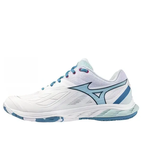 Mizuno Wave Fang 2 Athletic Sneakers - White/blue