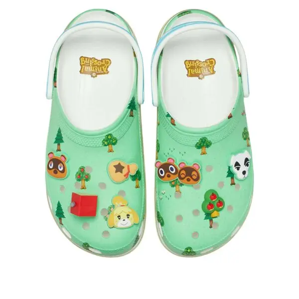 CROCS Platform Clog 'animal Crossing - Green/blue