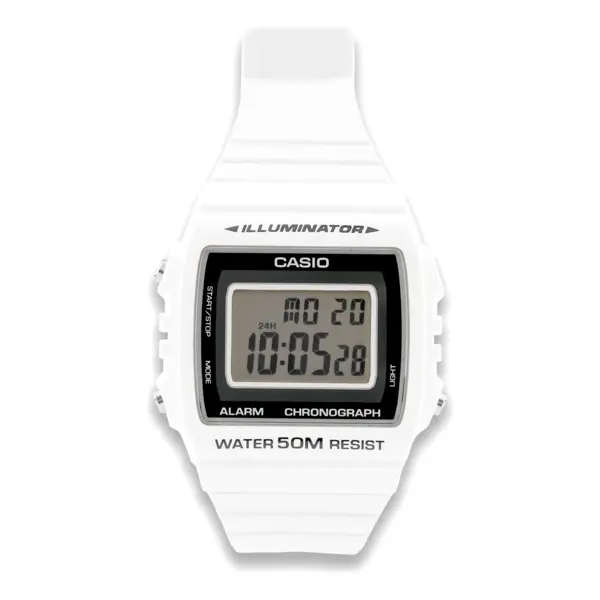 Casio Digital Retro Watch - White