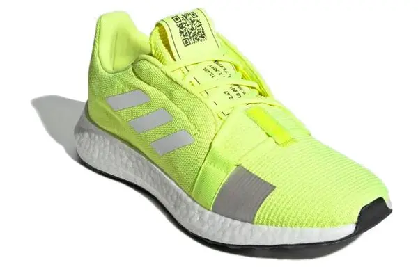 Adidas Senseboost Go 'solar Grey' Athletic Sneakers - Yellow