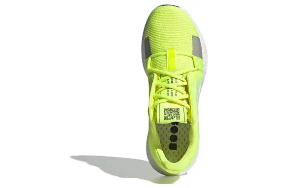 Adidas Senseboost Go 'solar Grey' Athletic Sneakers - Yellow