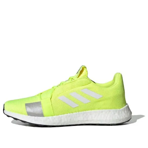 Adidas Senseboost Go 'solar Grey' Athletic Sneakers - Yellow