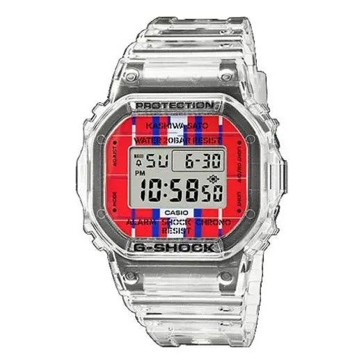 Casio G-shock Digital Watch With Interchangeable Bezels And Bands - Red