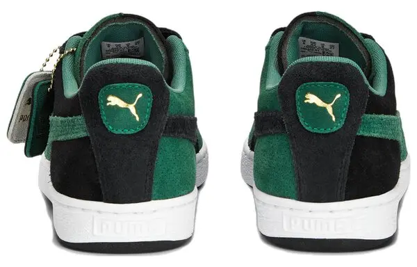 PUMA Suede Archive Remastered Low Top Sneakers - Black/green