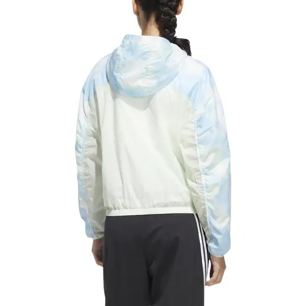 Adidas Allover Print Windbreaker - White