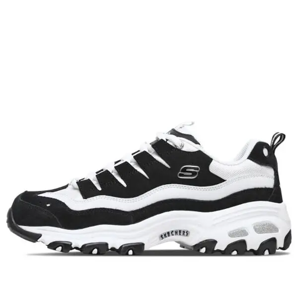 Sketchers D'lites 1.0 Athletic Sneakers - White/black