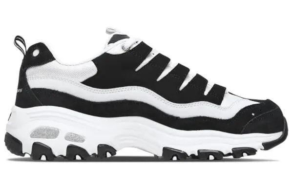 Sketchers D'lites 1.0 Athletic Sneakers - White/black