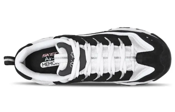 Sketchers D'lites 1.0 Athletic Sneakers - White/black