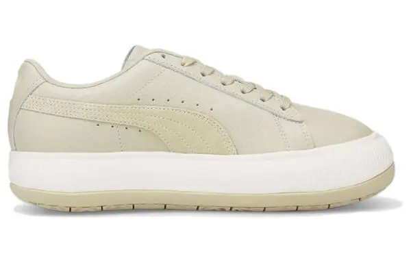 PUMA Suede Mayu Tonal Low Top Sneakers - Khaki
