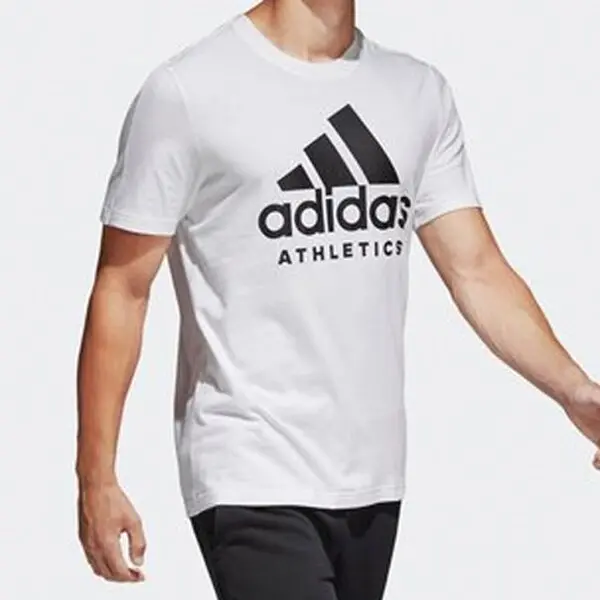 Adidas Training Round Neck Pullover Short Sleeve - White