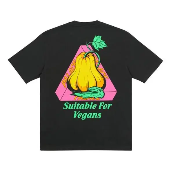 PALACE Short Sleeve T-shirt With Graphic Print - Black