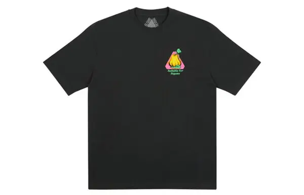 PALACE Short Sleeve T-shirt With Graphic Print - Black