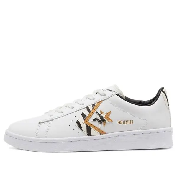 CONVERSE Pro Leather Low 'sunblocked Zebra Print' Sneakers - White/black