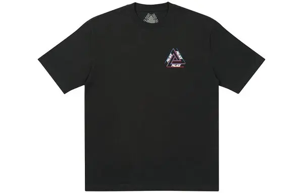 PALACE Tri-freg Alphabet Printed Short Sleeve T-shirt - Black