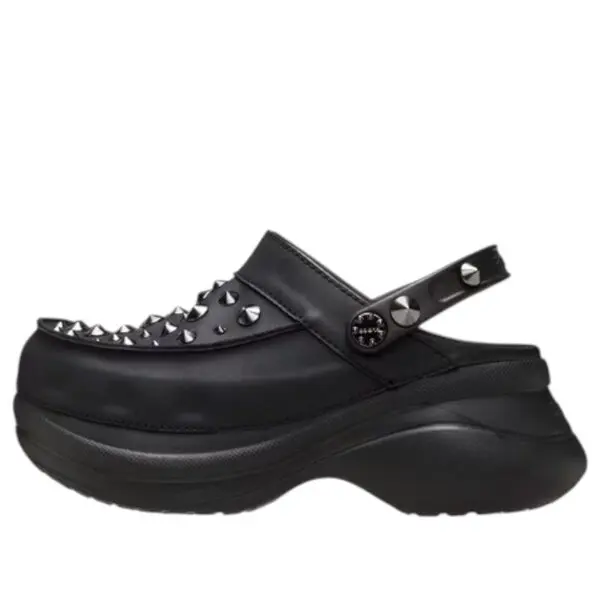 CROCS Bae Studded Clogs - Black