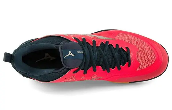 Mizuno Wave Fang Zero Badminton Sneakers - Red/black