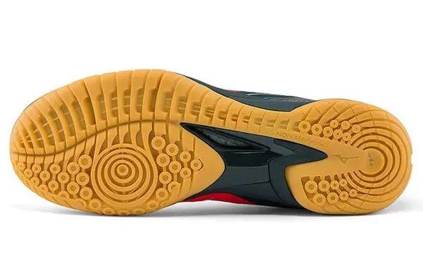 Mizuno Wave Fang Zero Badminton Sneakers - Red/black