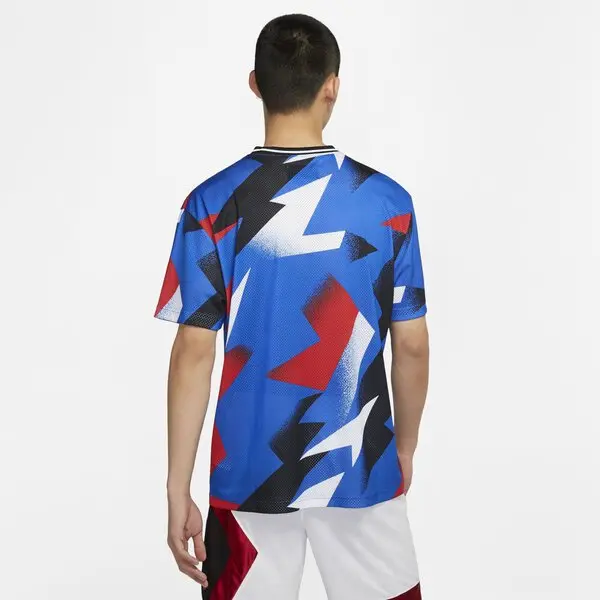 JORDAN Air Paris Saint-germain Mesh Short Sleeve - Blue