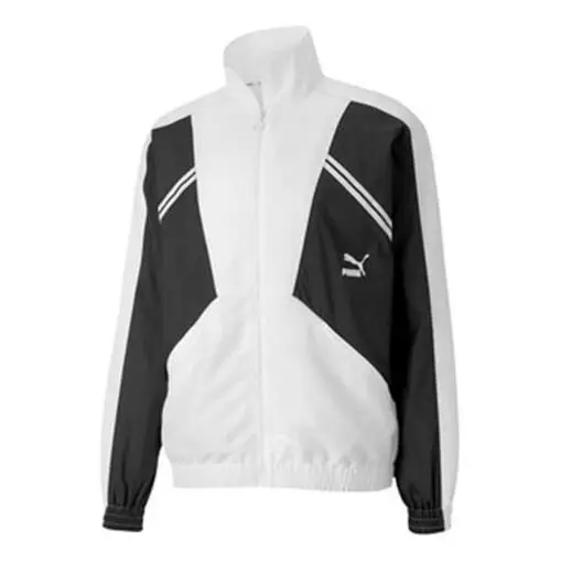 PUMA Color-blocked Track Jacket - White