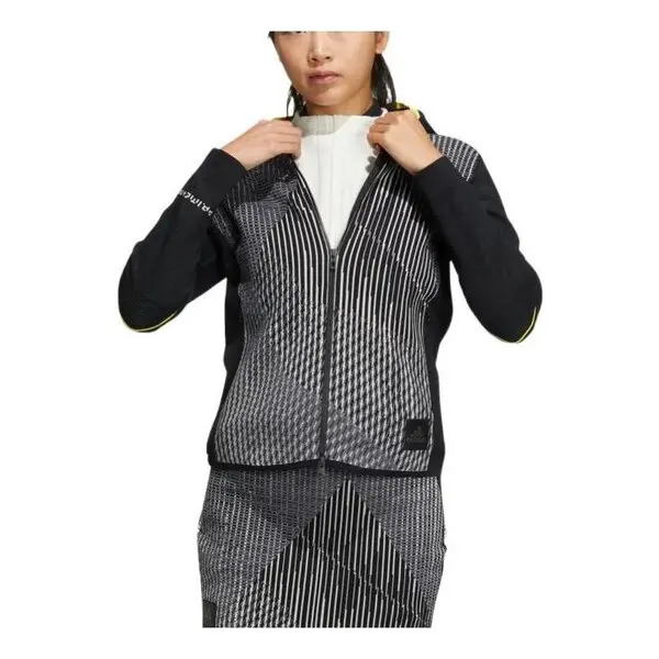 Adidas Primeknit Hooded Jacket - Black