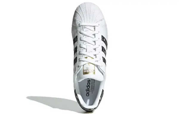Adidas Superstar " Black Monogram" Sneakers - White