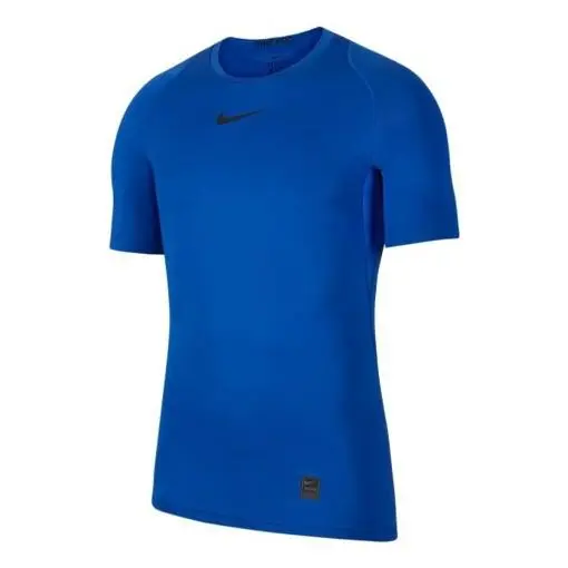 Nike Pro Short Sleeve Compression T-shirt - Blue