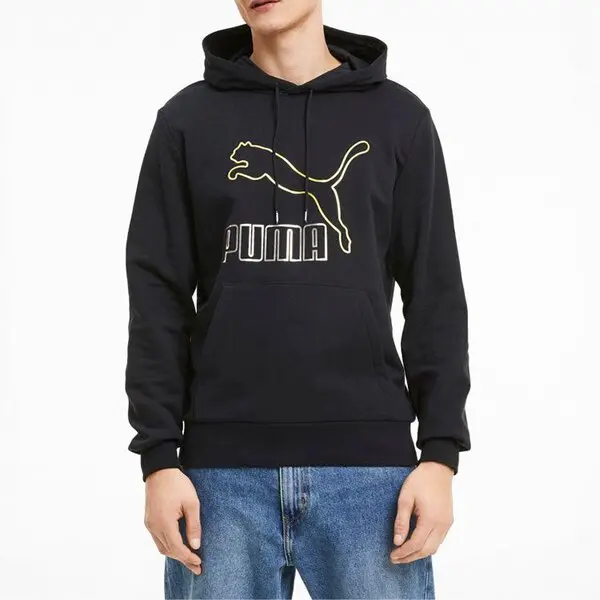 PUMA Loose Printed Hooded Fleece