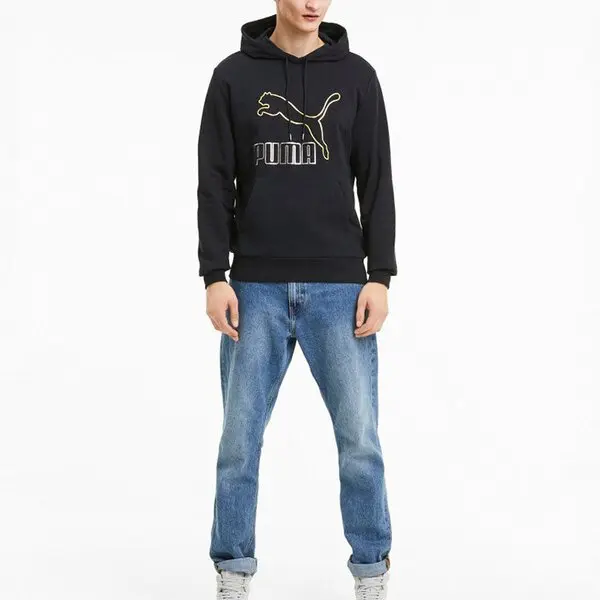 PUMA Loose Printed Hooded Fleece