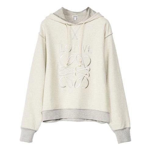 Loewe Anagram Hoodie - Grey Melange