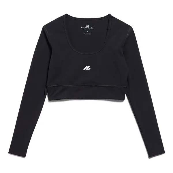 Balenciaga Activewear Long Sleeve Sports Bra